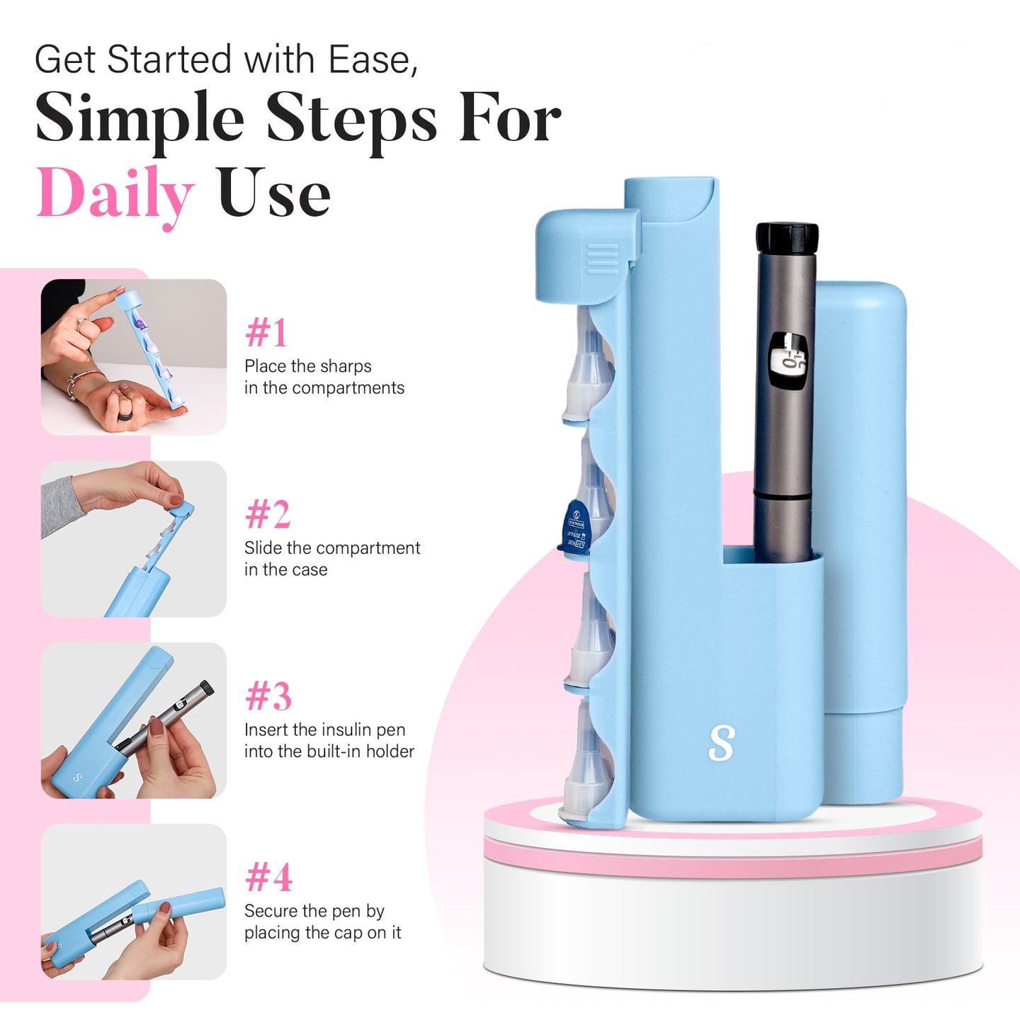 DailyEase - Compact Case – Strawberry & Co